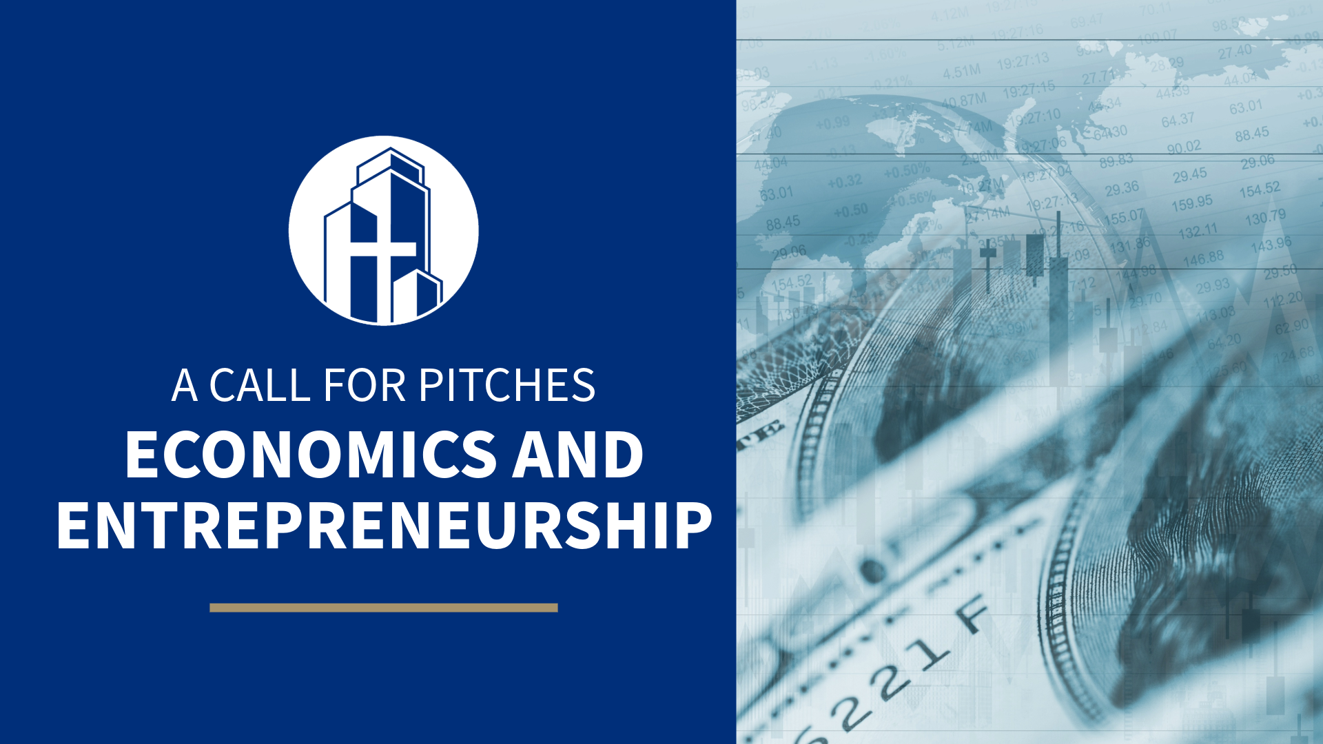Call for Pitches: The Way of Christ in Economics and Entrepreneurship - Christ and Culture